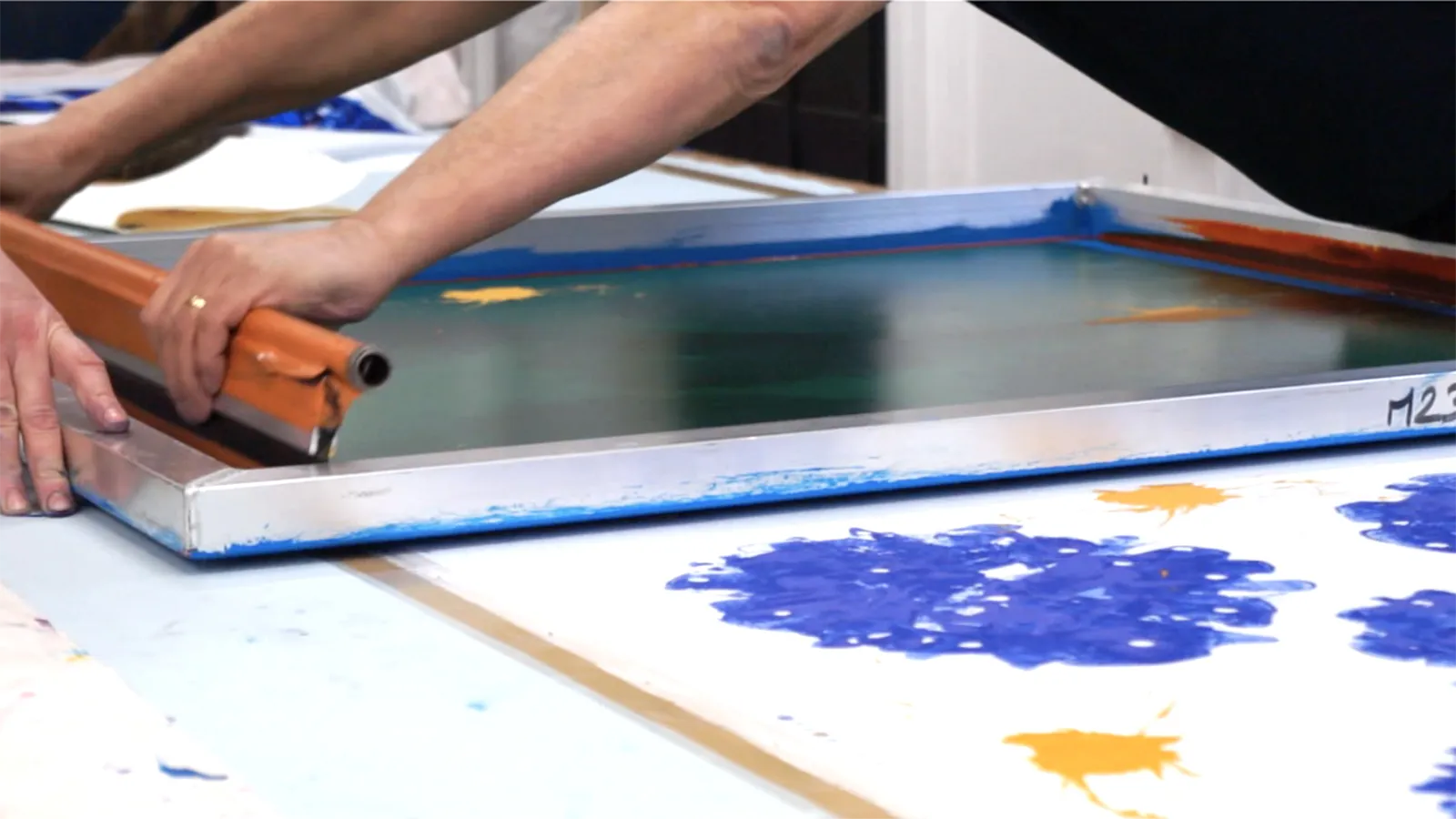 History and technique of flat-frame printing à la lyonnaise